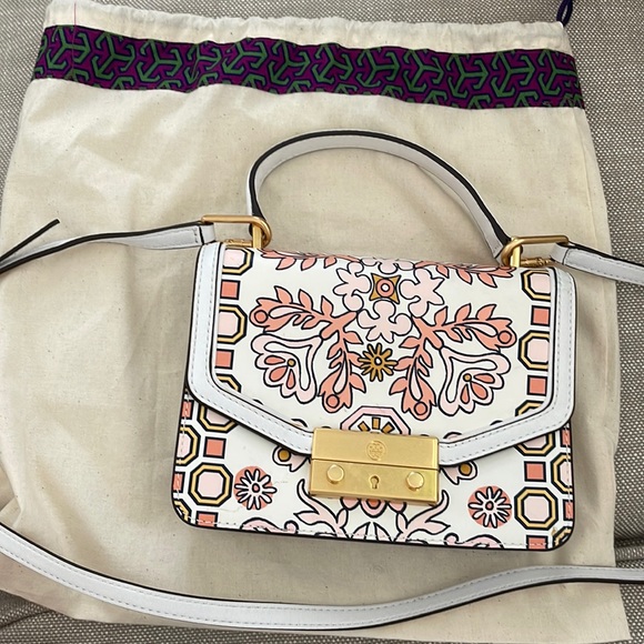 Tory Burch | Bags | Tory Burch Hicks Garden Party Leather Bag | Poshmark